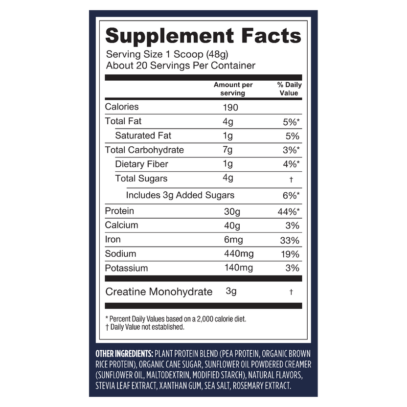 Vega® Performance Protein + Creatine for Peak Workouts & Recovery ...